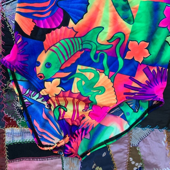 Speedo | Swim | Speedo Neon Exotic Fish Bathing Suit | Poshmark